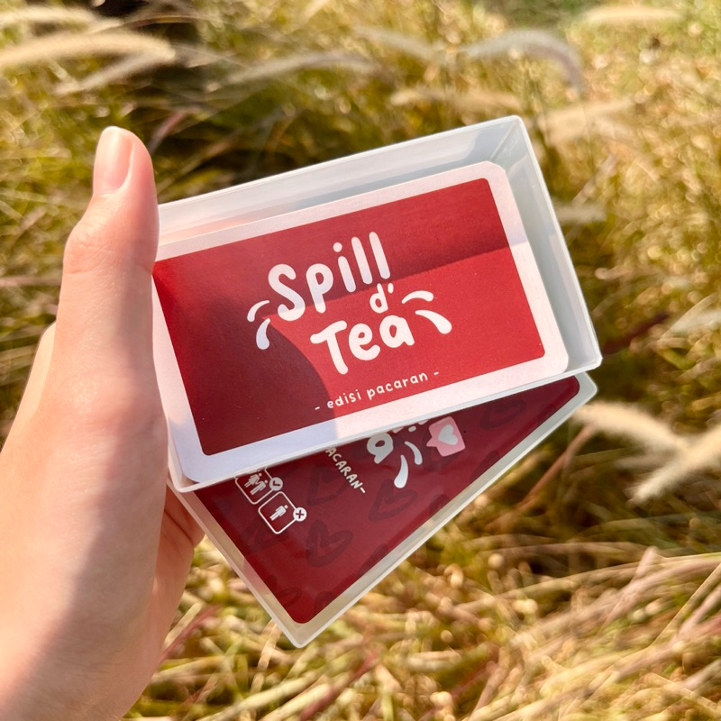 Jual SPILL THE TEA — Kartu Permainan Pacaran | Game Pacaran | Couple ...