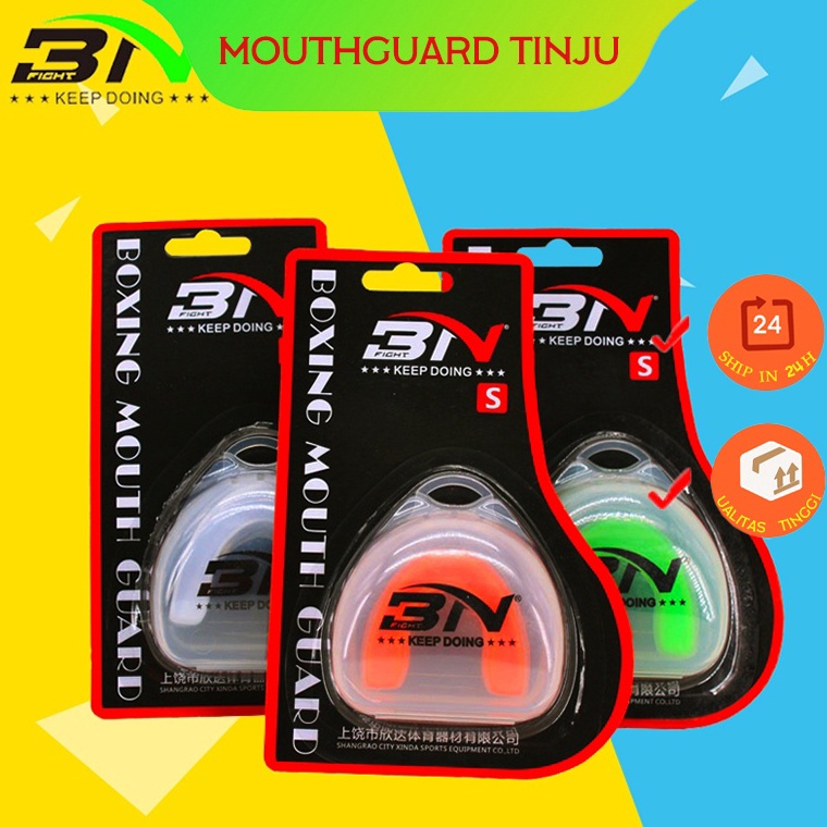Jual Recomended Gumshield BN Mouthguard Tinju Pelindung Gigi Atas ...