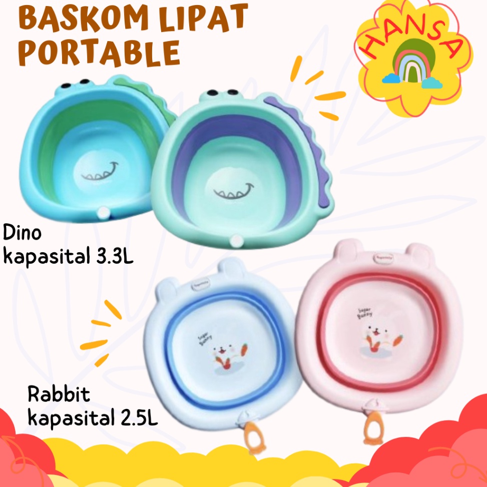 Jual Harga Murah HANSACOM PORTABLE BASKOM LIPAT BAYI MULTIFUNGSI ...