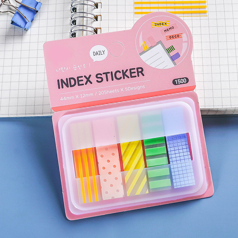 Jual IBIS KOREA COLORFUL DAILY INDEX LABEL STICKER - PENANDA HALAMAN ...