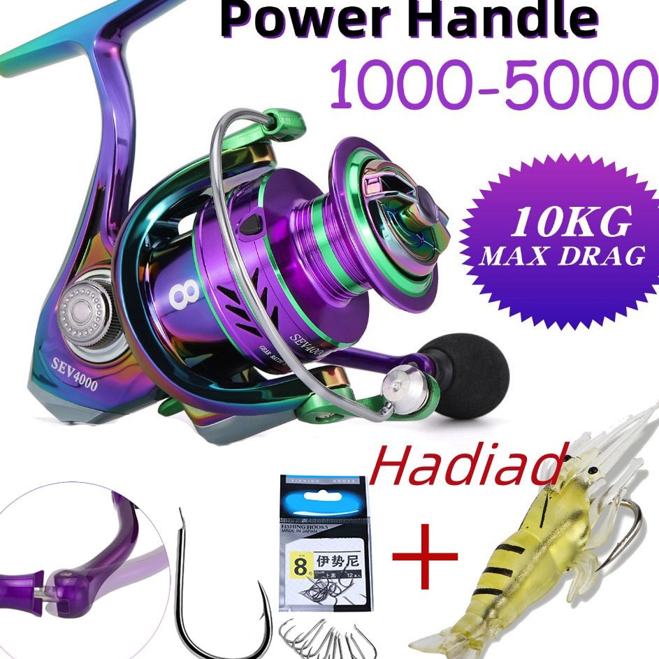 Jual Hemat Terkini Sougayilang 15 Power Handle Reel pancing 51471 Rasio ...