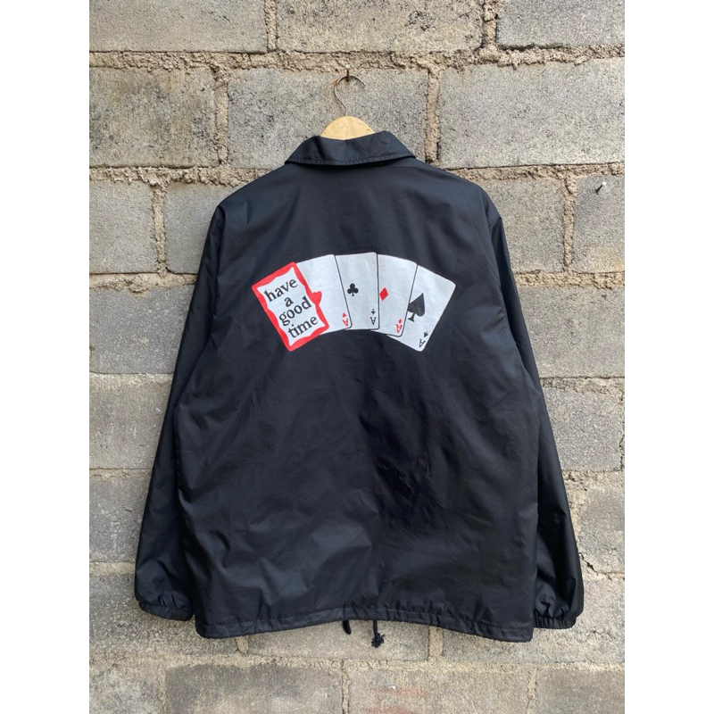 Jual have a good time playing card coach jacket | Shopee Indonesia