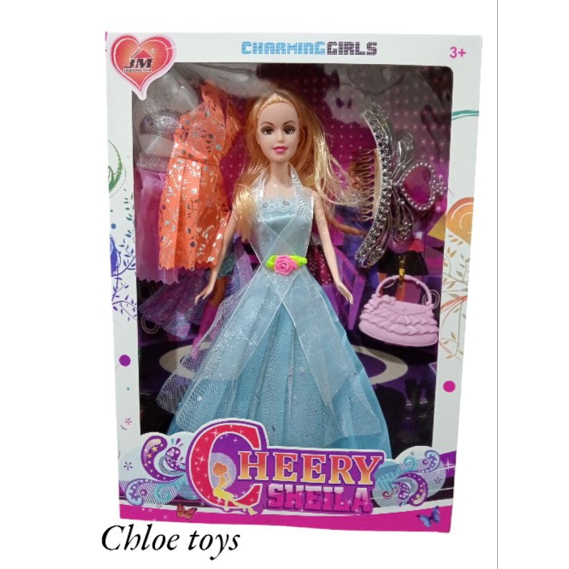 Jual MAINAN ANAK BARBIE CHEERY SHEILA ADA MAHKOTA JM201305 | Shopee ...