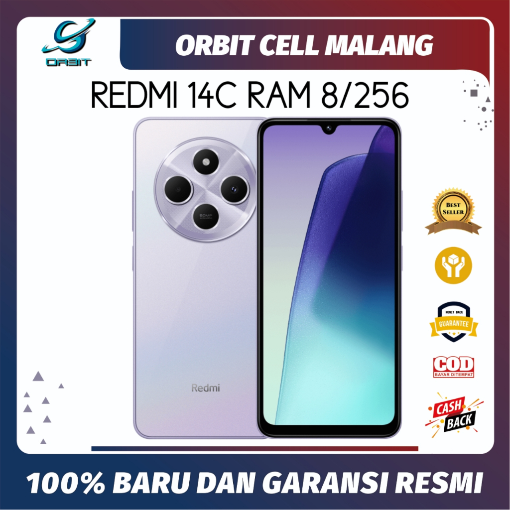 Jual Xiaomi Redmi 14C Ram 8/256 Garansi Resmi | Shopee Indonesia