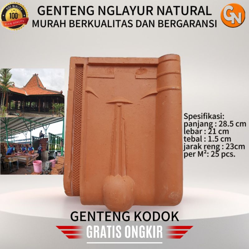 Jual Genteng Nglayur Kodok Murah | Shopee Indonesia