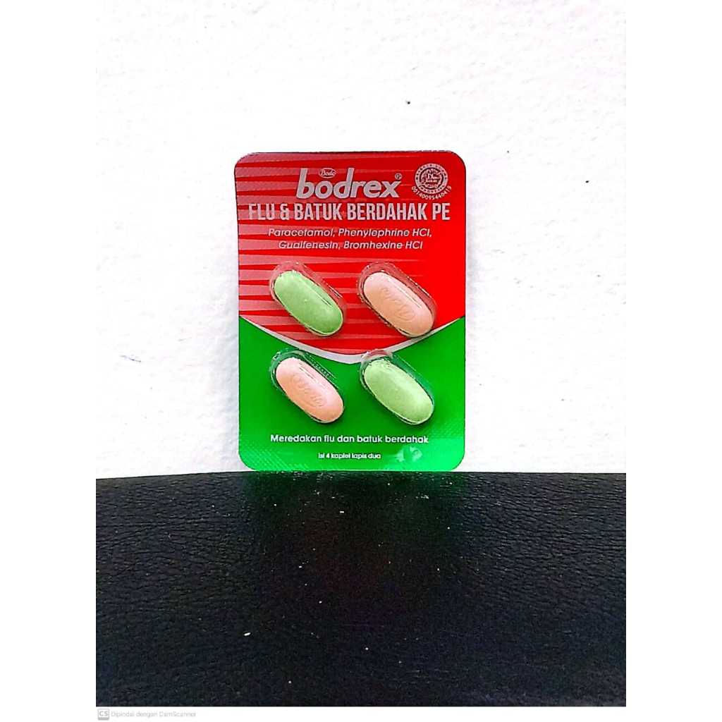 Jual Bodrex Flu Batuk Berdahak PE tablet / obat batuk pilek / batuk ...