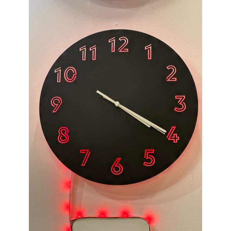 Jual Jam Dinding Hitam 30cm Tunnis | Shopee Indonesia