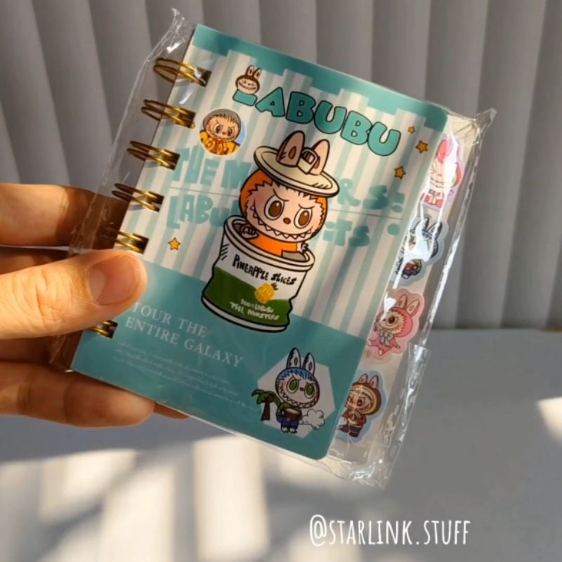 Jual Notebook Ring Labubu Notebook Sekat Labubu Buku A5 / Notebook ...