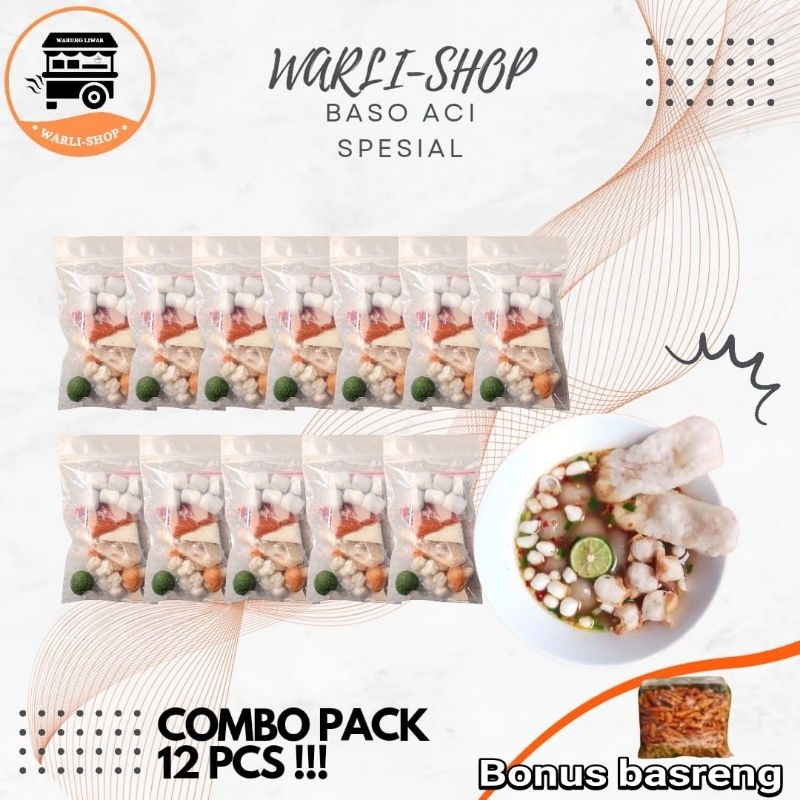 Jual Baso aci isi 12pcs / baso Aci isi 12pcs murah / bonus basreng ...