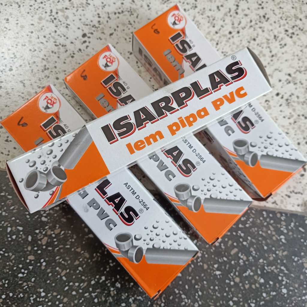 Jual (Lem Pipa) Lem Pipa Isarplas Lem Fox Isarplas Tube 40 gram ...