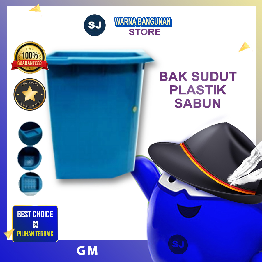 Jual Bak Air Mandi Sudut Oval Kamar Mandi PVC Plastik Warna Tempat ...