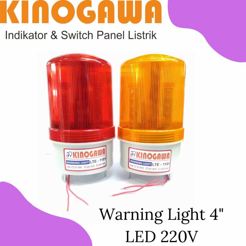Jual Lampu 4" inch 220V- Lampu Putar - Warning Light LTE-1101 - Lampu ...