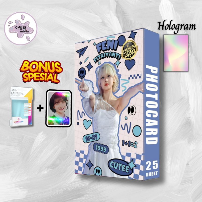 Jual Photocard Jkt48 Feni Hologram - 2 sisi - 1Pack isi 25Pcs | Shopee Indonesia