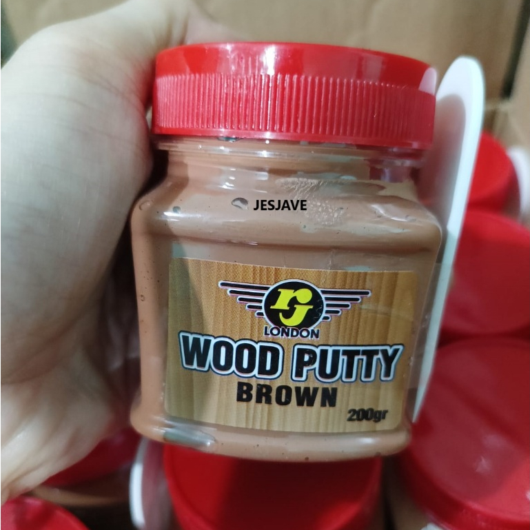Jual RJ Wood Putty Dempul Kayu RJ London 200gram KECIL (Varian Wood ...