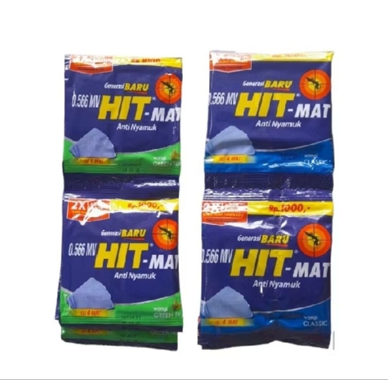 Jual HIT MAT 4's HANGER (12sachet x 4pcs) PROMO | Shopee Indonesia