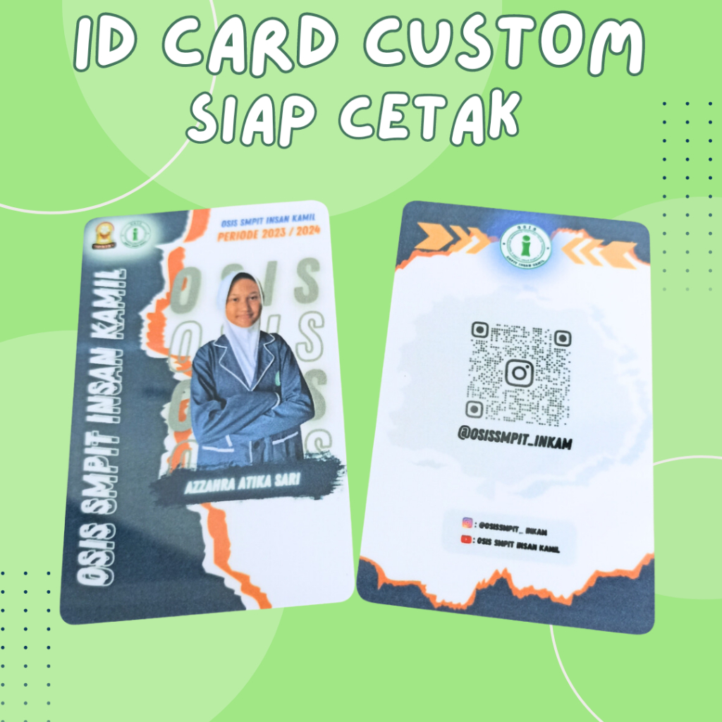 Jual Cetak id card custom bahan pvc ketebalan 0,76 mm gambar bebas ...