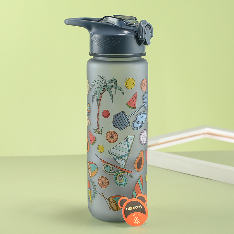 Jual Botol Plastik Aneka Gambar Menggunakan Sedotan&Gagang | 1000ML ...