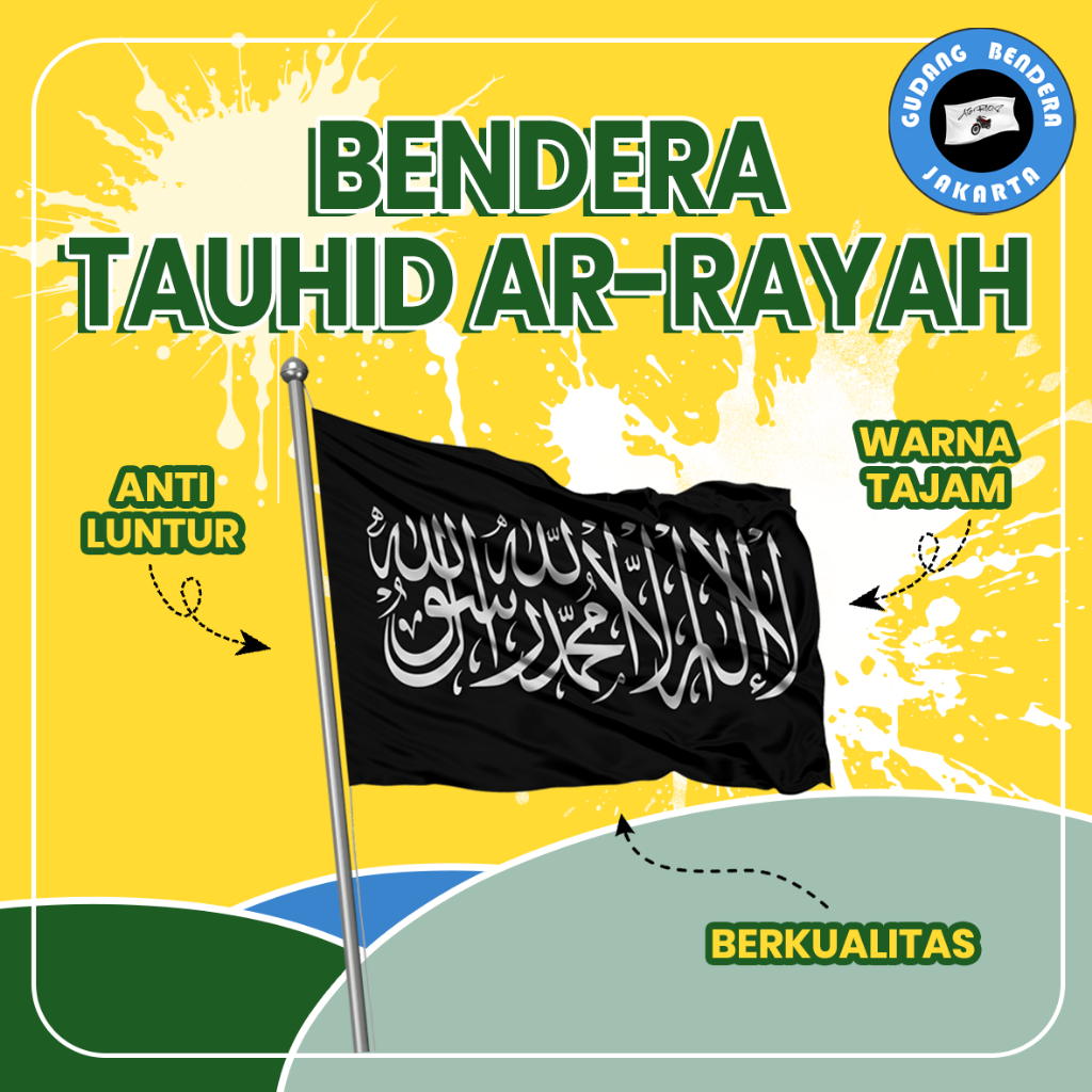 Jual BENDERA TAUHID AR RAYAH TERMURAH BAGUS | Shopee Indonesia