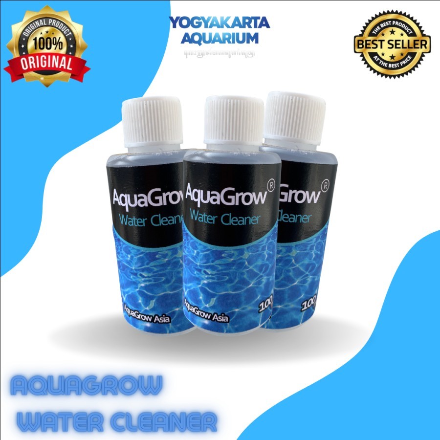 Jual Penjernih Air AQUAGROW Water Cleaner Aquarium Kolam 100 Ml | Shopee Indonesia