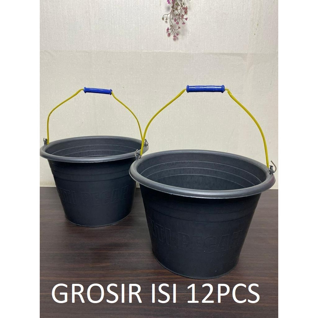 Jual GROSIR TImba/ember cor/ember hitam 18 murah/ember serbaguna ...