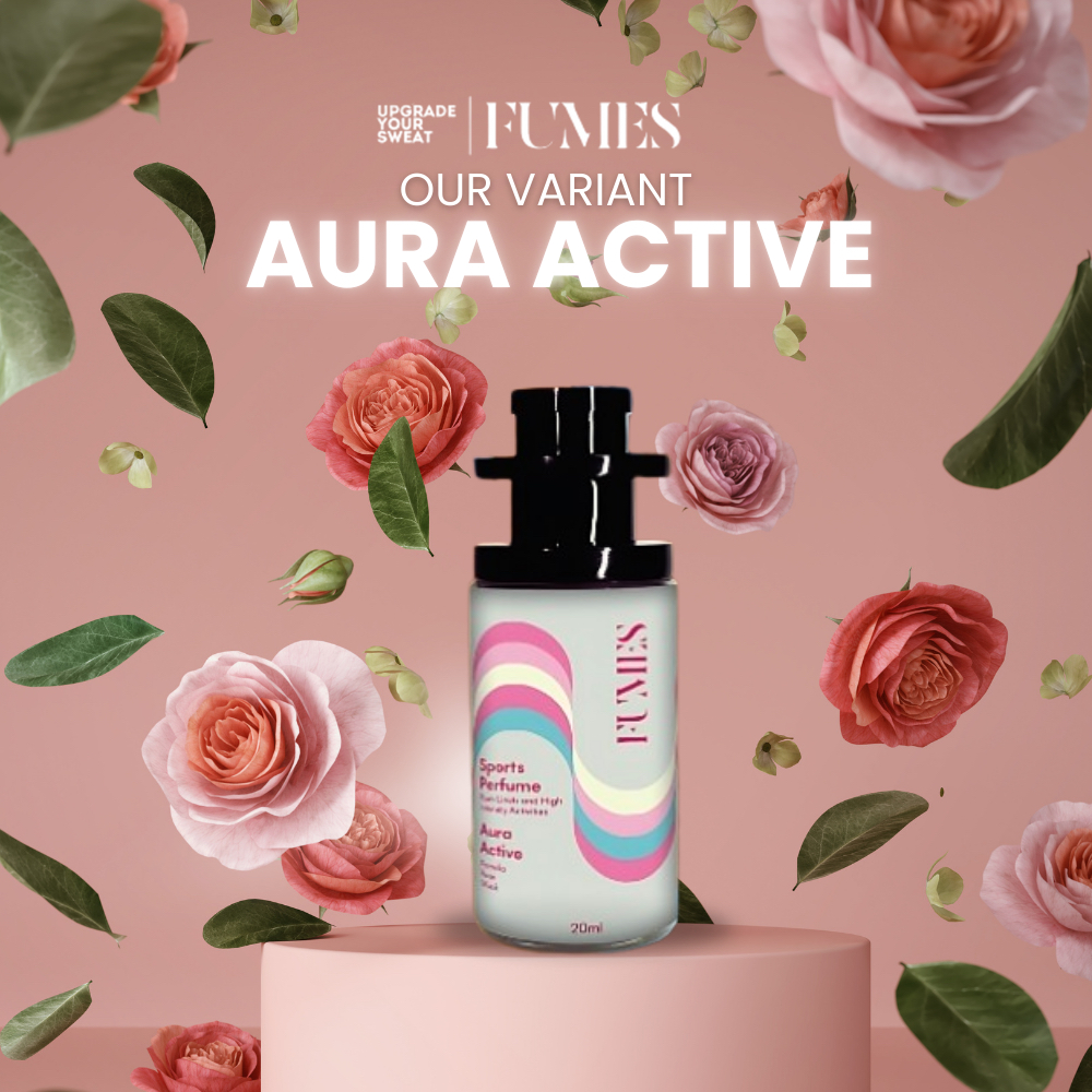 Jual FUMES SPORTS — “Aura Active” Parfum Olahraga Wanita Women Sports Perfume Gym Baju Gym ...