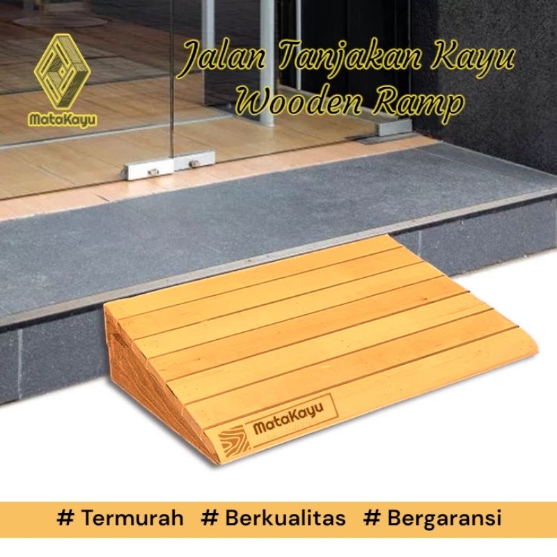 Jual Wooden ramp tanjakan motor kayu 40 cm jembatan tanjakan kayu motor ...