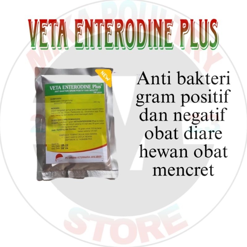 Jual Veta enterodine plus 100 gram - Obat Mencret hewan ternak - obat ...