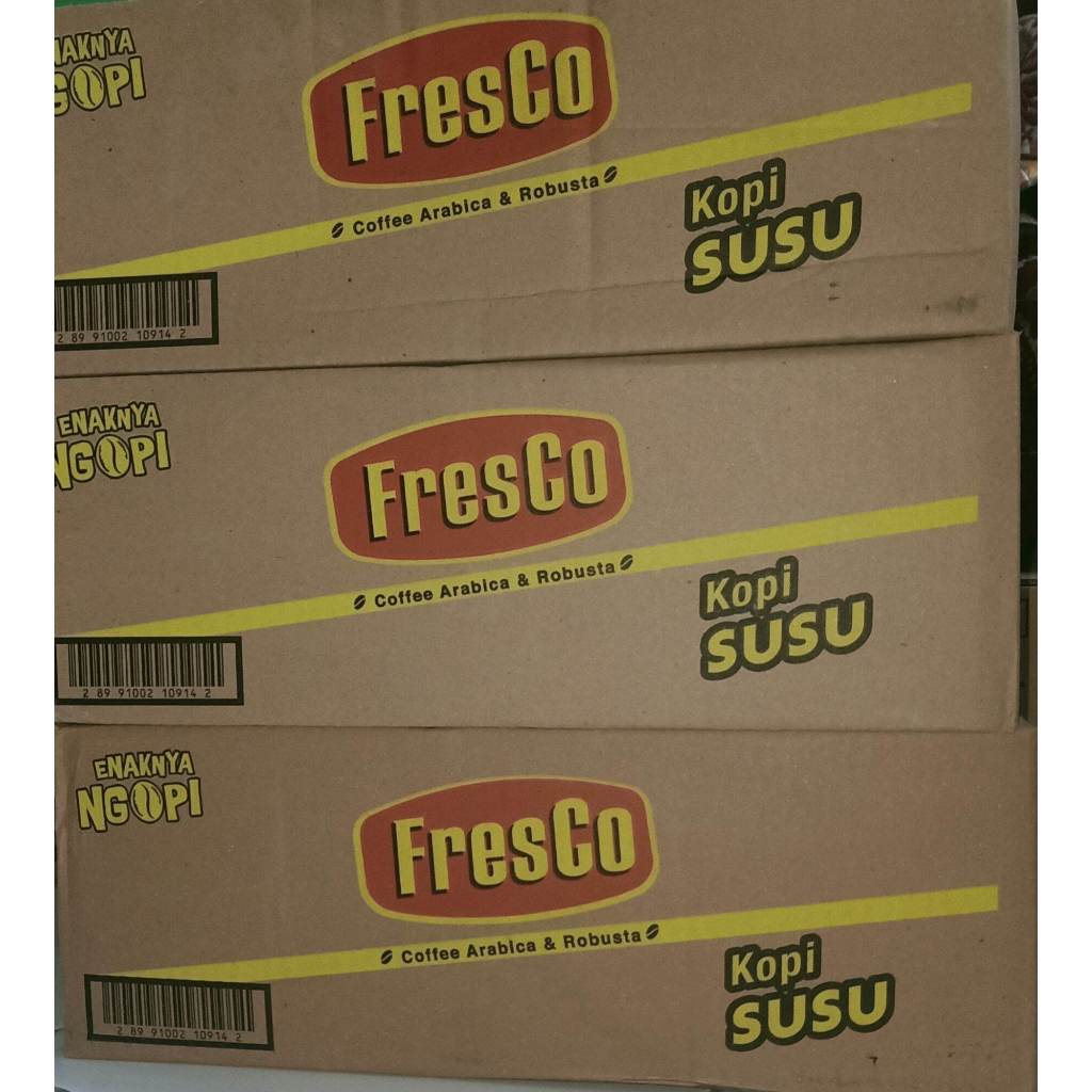 Jual 1 Dus Fresco Coffee Susu / 1 Karton Kopi Fresco Susu Renceng isi ...