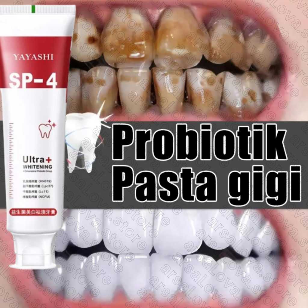 Jual YAYASHI Whitening toothpaste Pasta Gigi Probiotik SP-4 Odol ...