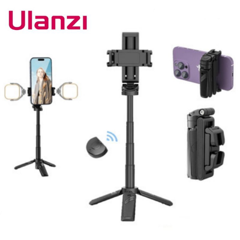 Jual Ulanzi JJ02 Extendable Grip Tripod Tongsis Remote Bluetooth HP ...
