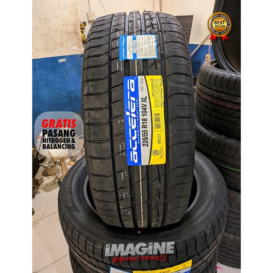 Jual Ban mobil tubeless ukuran 235 55 r18 merek accelera iota st68 ...