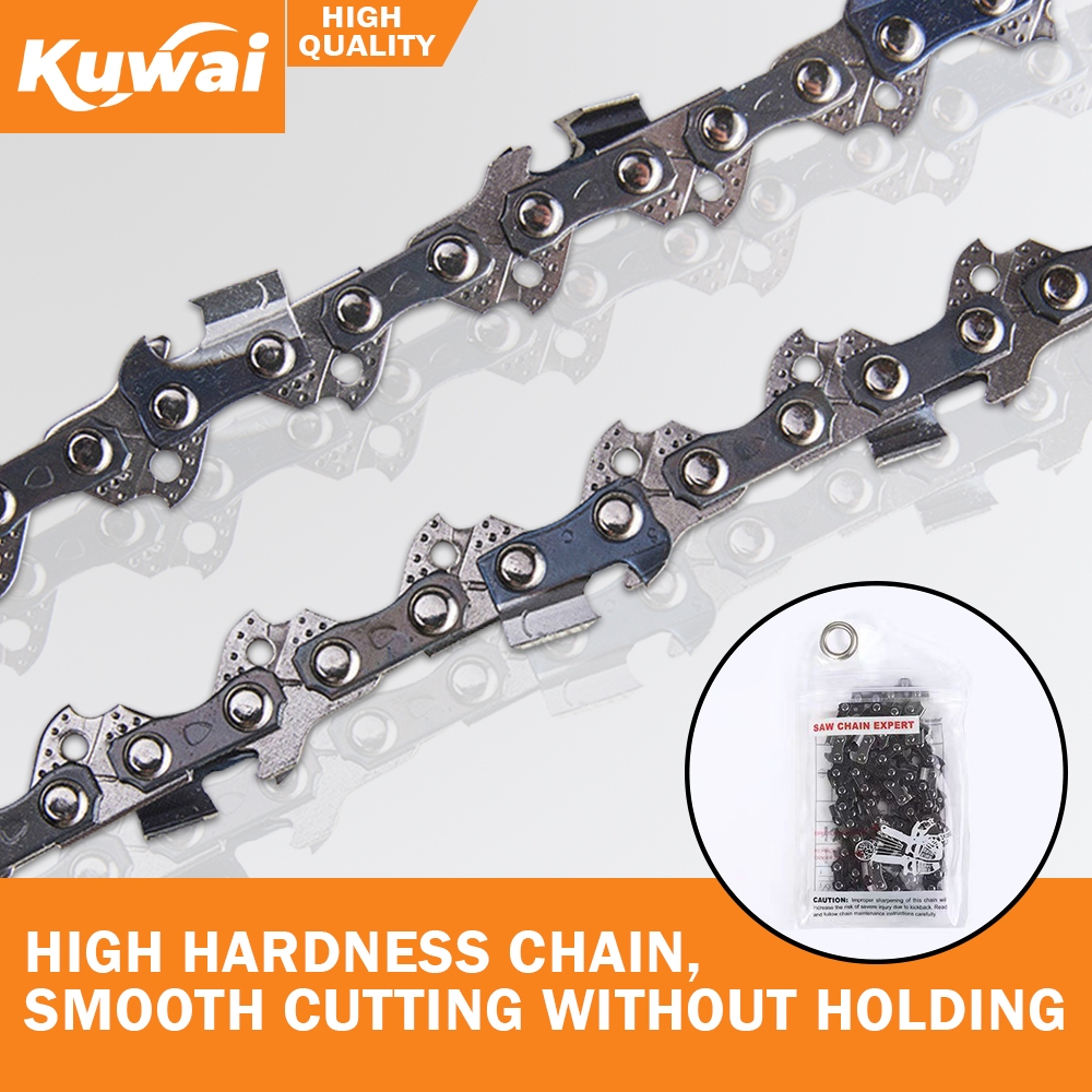 Jual KUWAI Rantai Potong Chainsaw Gergaji Mesin 20/22/24 inch Rantai Potong Chainsaw Dan Guide ...