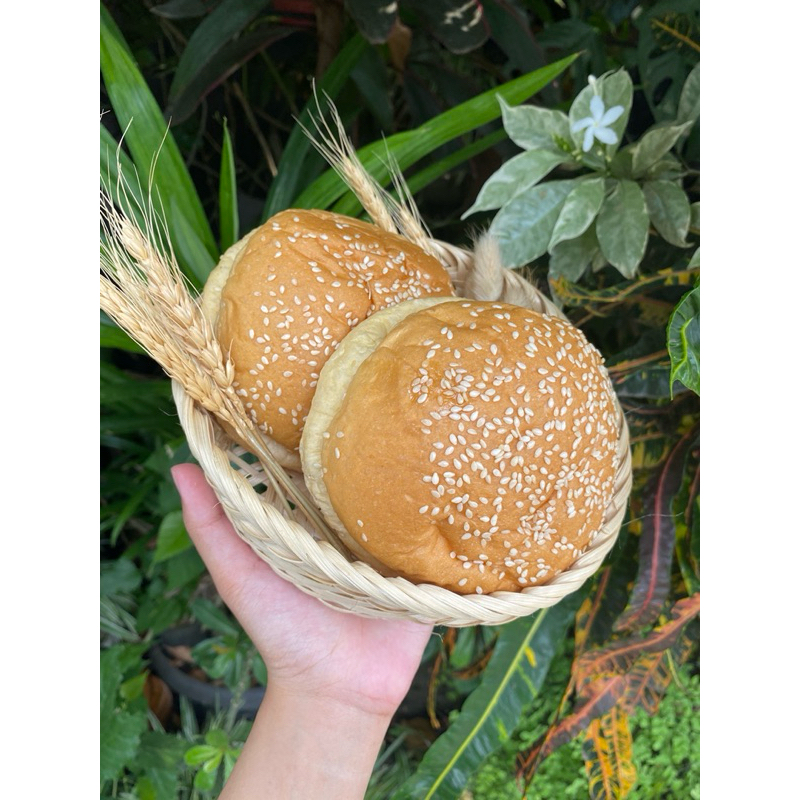 Jual Roti Burger JUMBO 11-12cm | Roti Kosong | Roti Wijen | Roti Bun ...