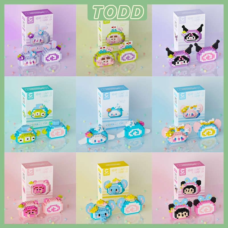 Jual TODD Nano Block Mainan Bricks Kartun Disney Kue Koleksi DIY Balok ...