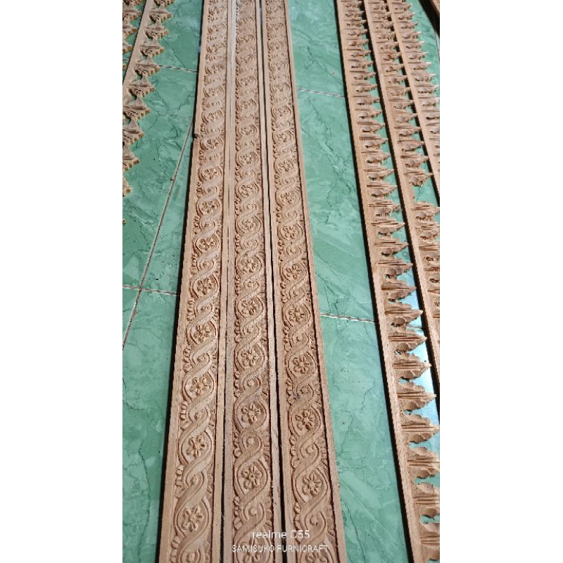 Jual Lis ornamen ukir motif rantai 7cm | Shopee Indonesia