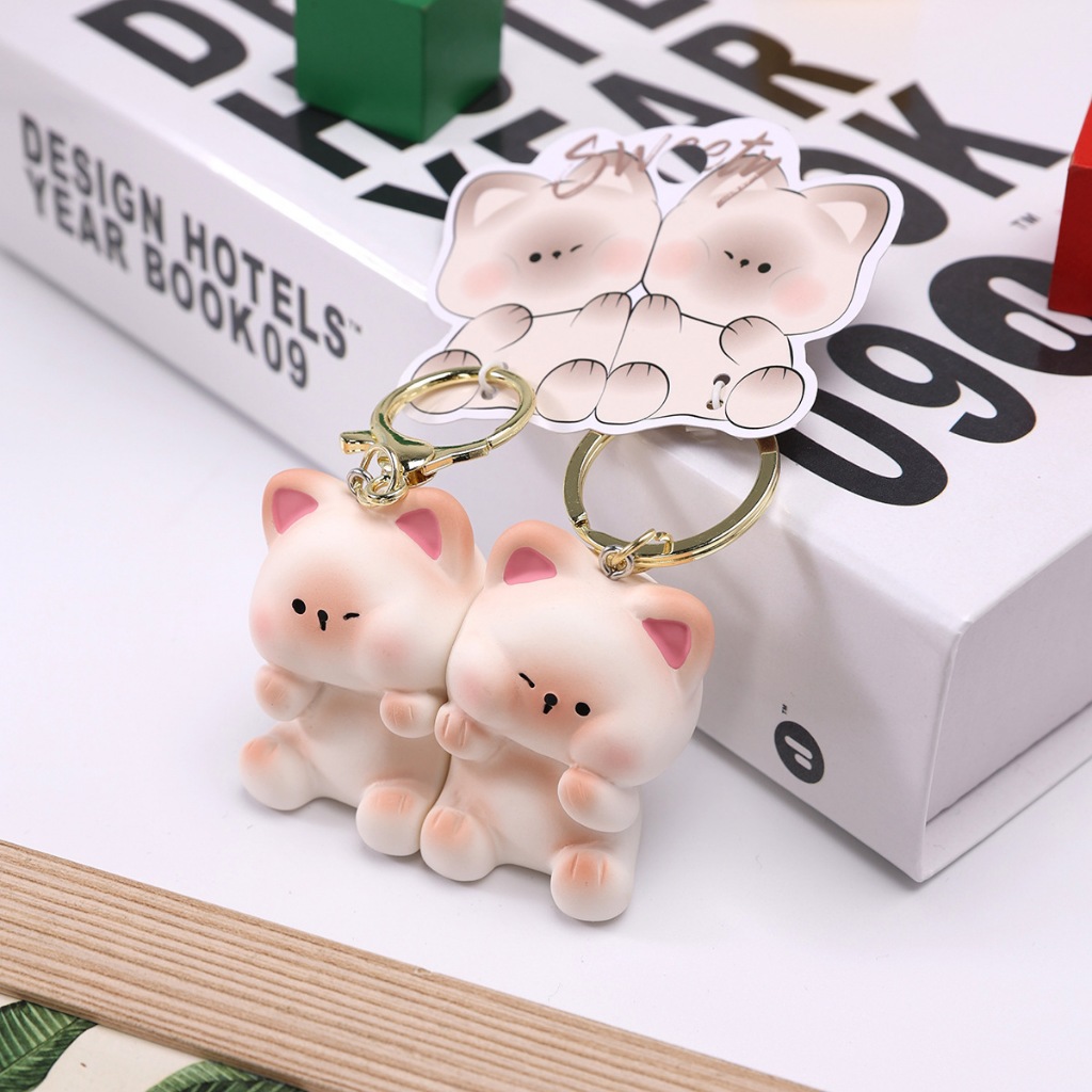 Jual (BELI 1 DAPAT 2) READY KEYCHAIN COUPLE GANTUNGAN KUNCI PASANGAN ...