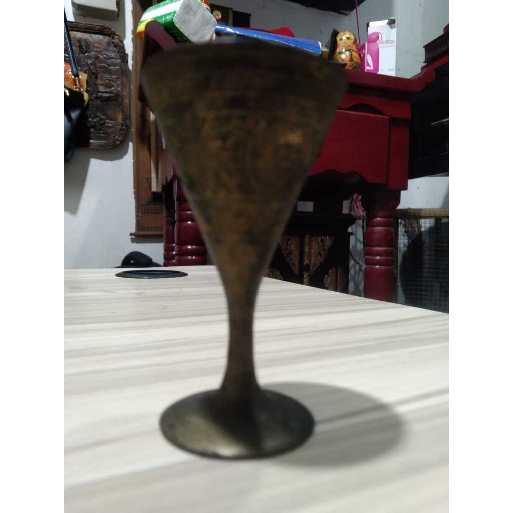 Jual Gelas Kuningan Antik Vintage Kuno Jadul Antik | Shopee Indonesia