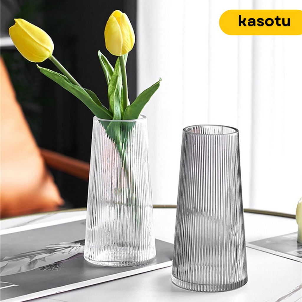 Jual Tempat Glass Vas Vase Bunga Mawar Matahari Tulip Kaca Beling ...