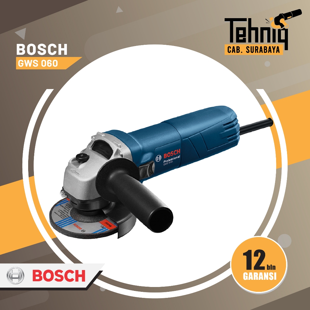 Jual Bosch Gws 060 Angle Grinder 4 Inch Mesin Gerinda Tangan | Shopee ...