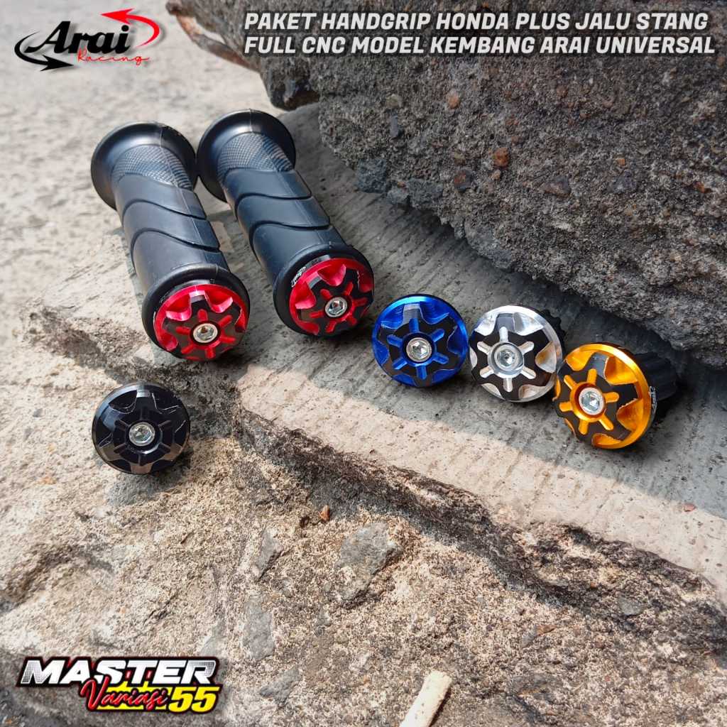 Jual HANDGRIP HANFAT GRIP MODEL STANDAR HONDA PLUS JALU STANG GEPENG ...