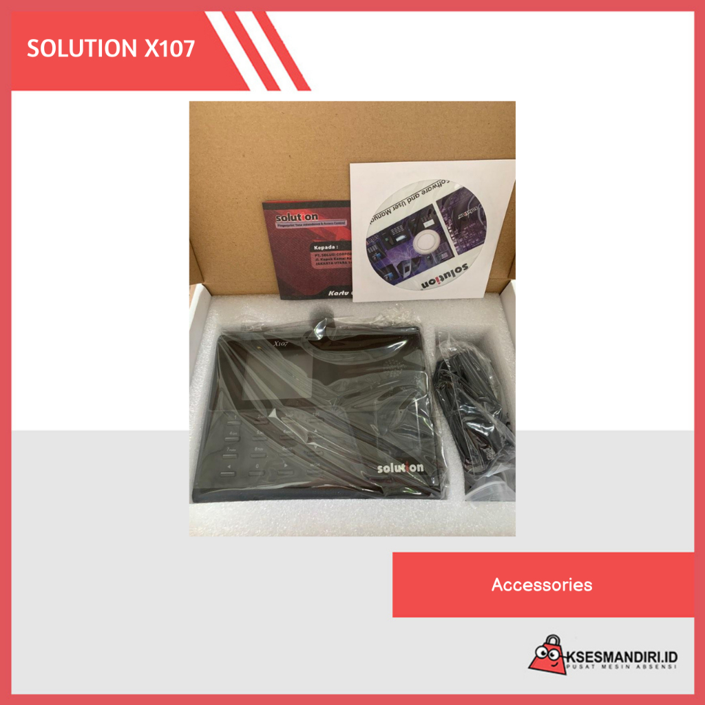 Jual Mesin Absensi Fingerprint Akses Pintu Solution X107 | Shopee Indonesia