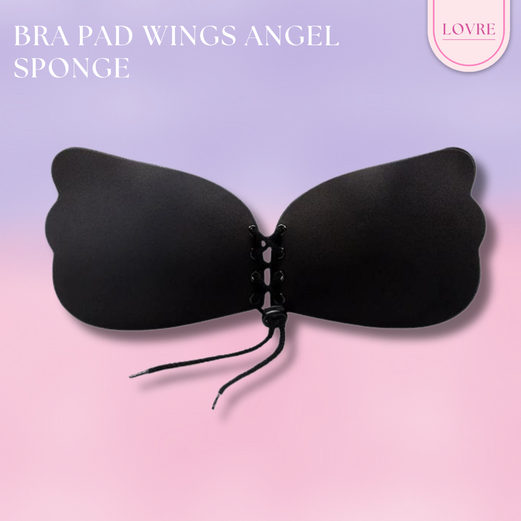 Jual • LOVRE • Bra Tempel Silikon Bra Pad Wings Angel Sponge Busa BH ...