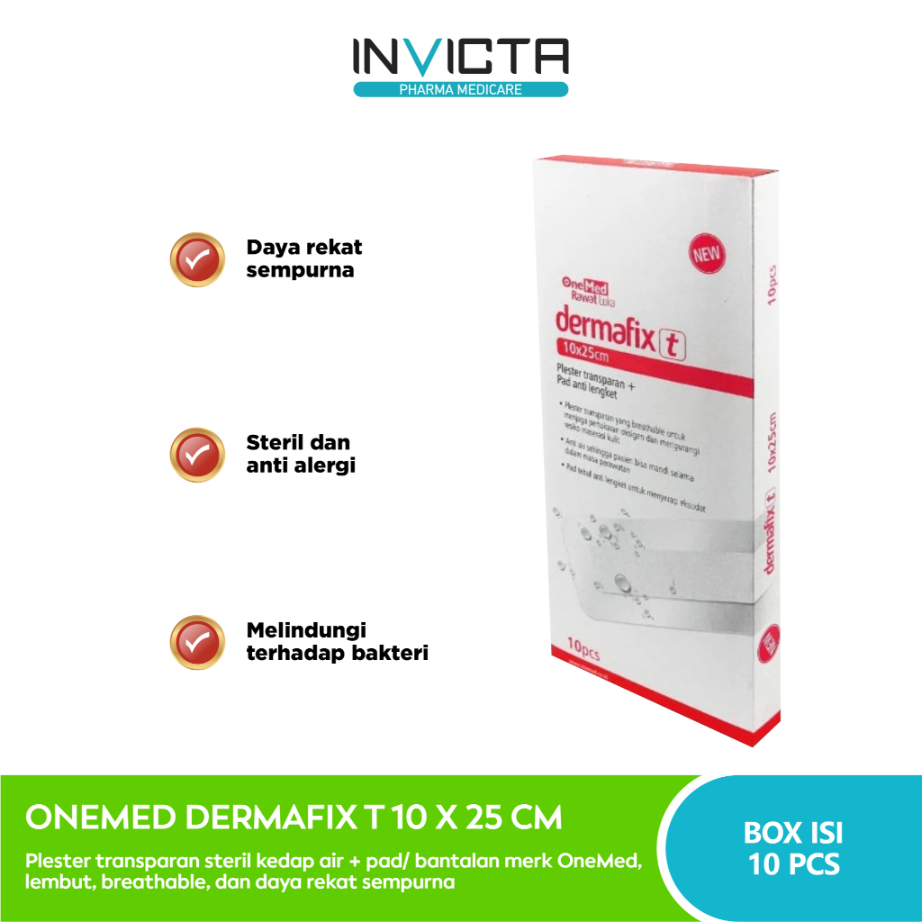 Jual Onemed Dermafix T 10 x 25 cm - Box Isi 10 Pcs | Shopee Indonesia