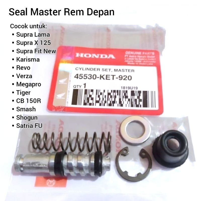 Jual Seal sil Master Rem depan Supra x 125 kharisma megapro tiger supra fit fit x KET PNP shogun ...
