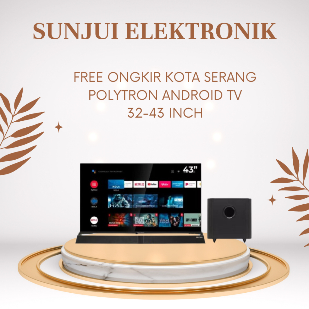 Jual TV ANDROID POLYTRON CINEMAX SOUNDBAR 32 INCH | Shopee Indonesia