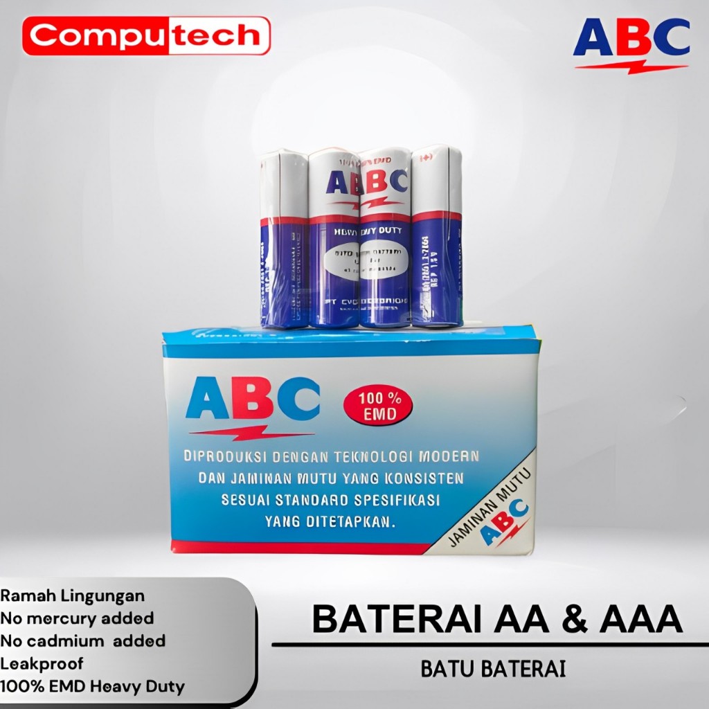 Jual Baterai ABC AA & AAA - Batre ABC A2 & A3 Original | Shopee Indonesia