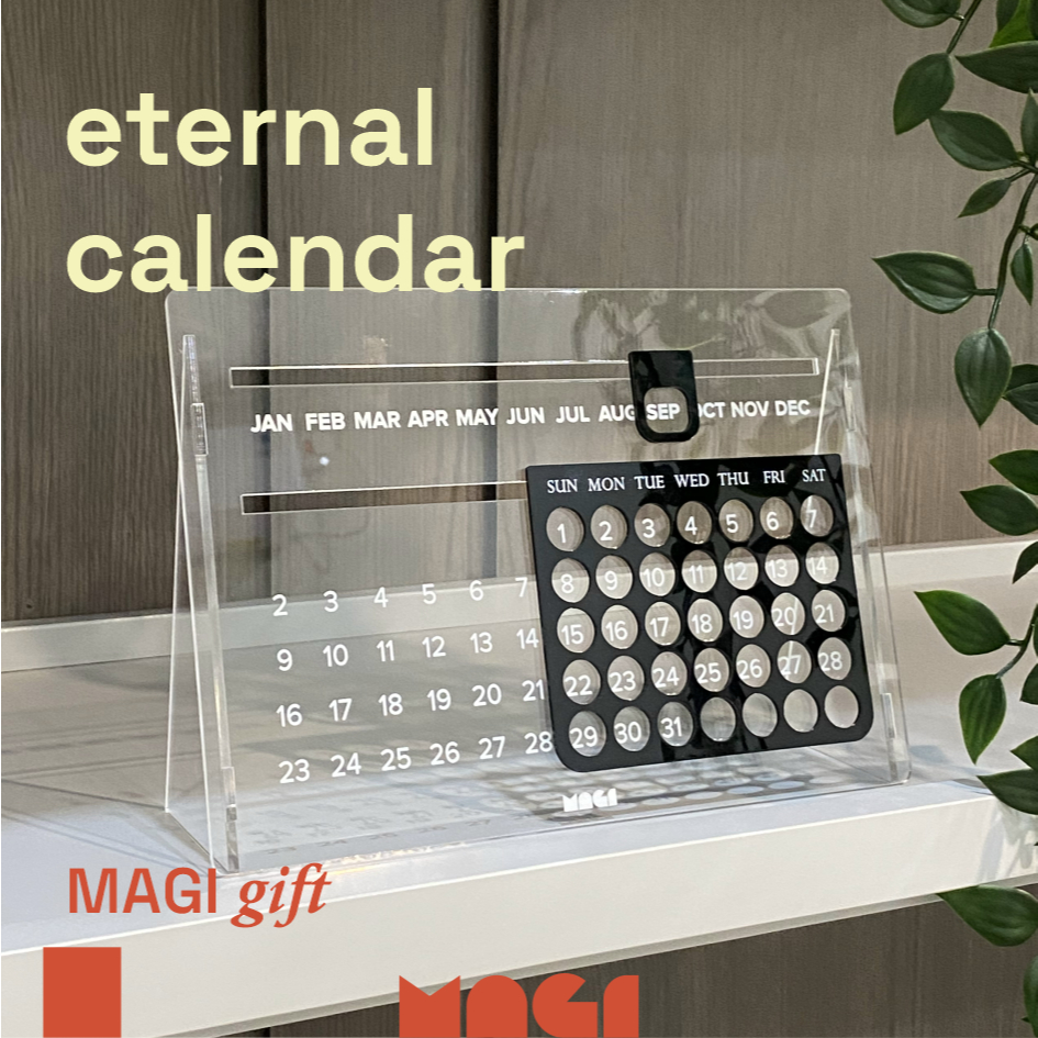 Jual Kalender Akrilik Abadi Estetik | Eternal Calendar Acrylic ...