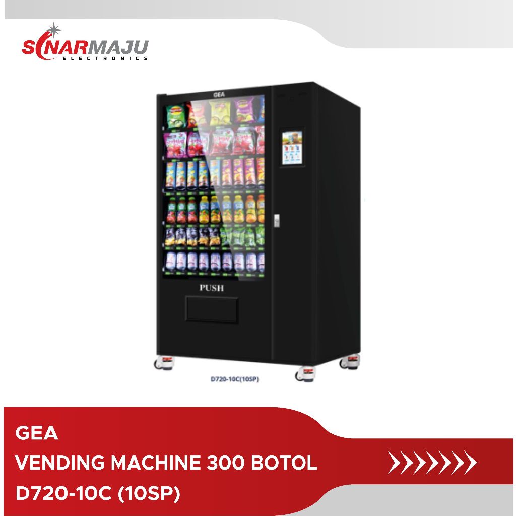 Jual VENDING MACHINE 300 BOTOL GEA D720-10C (10SP) | Shopee Indonesia