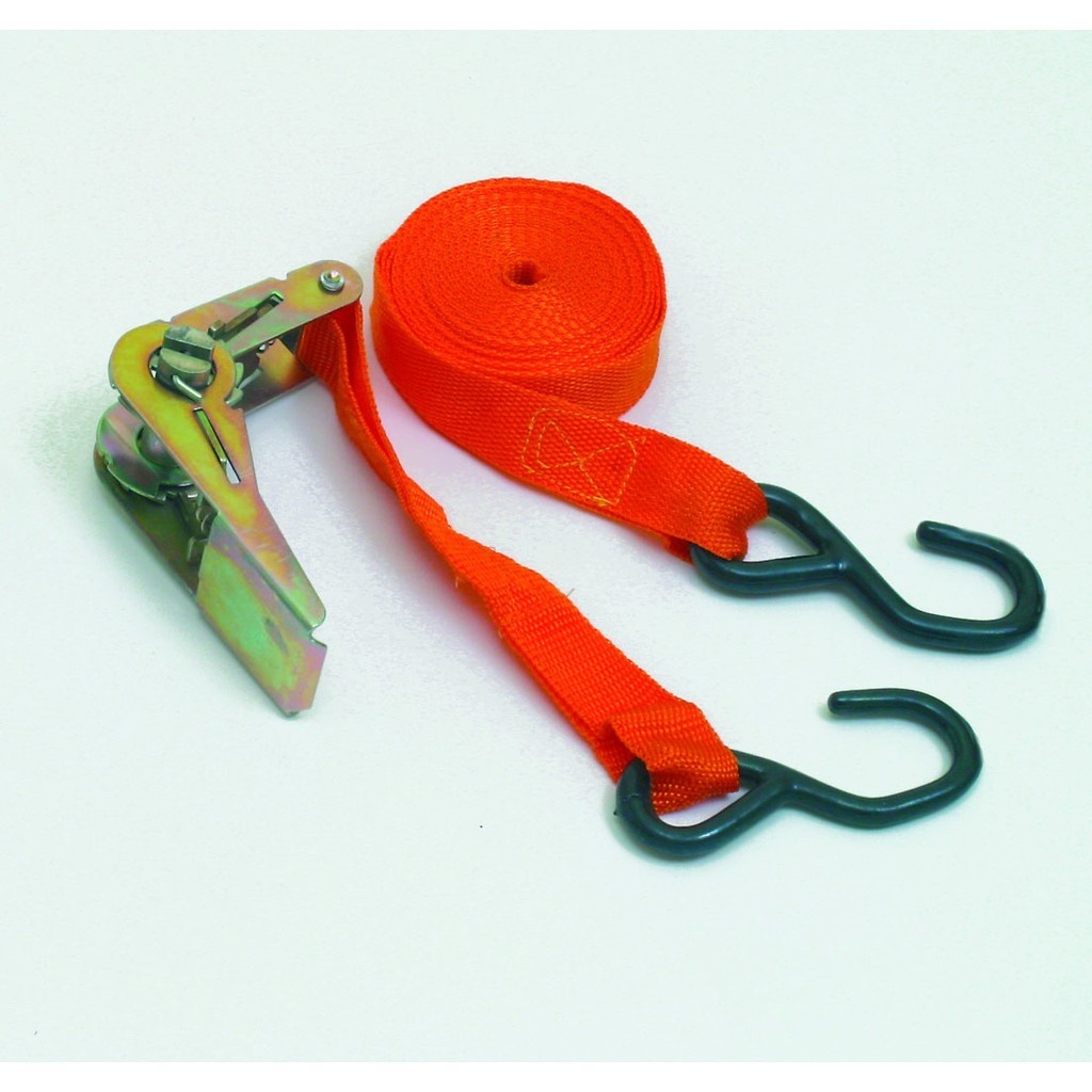 Jual Tali Pengikat Barang Di Motor Ratchet Tie Down Set Gesper Orange ...