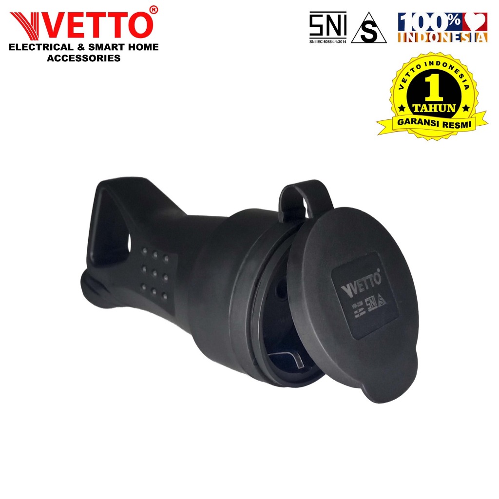 Jual VETTO Steker Arde Kontra Gagang Hitam - Contra Weatherproof ...